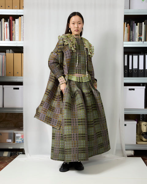 WINNIE PLEATED COLLAR IN RADOMIR – Julia Heuer